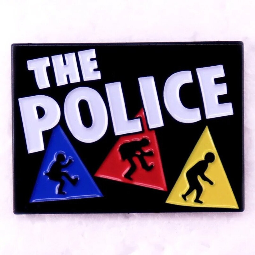 The Police Pin Badge - Etsy