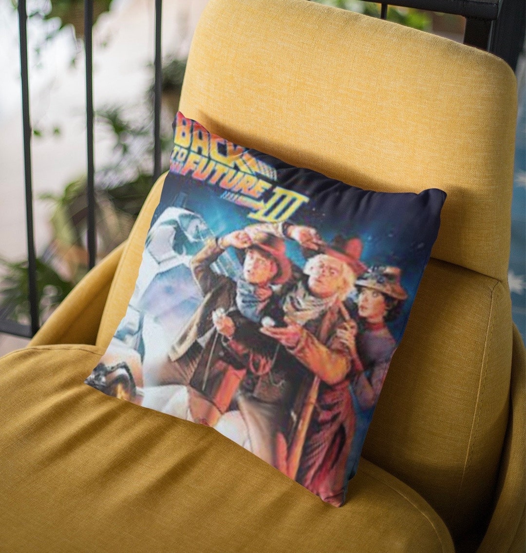 Back to the Future 3 Poster Cushion Cover - Etsy