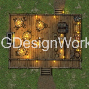 Dnd 4k Digital Map Pack - Tavern (day & Night). Dungeons and Dragons ...