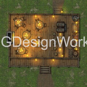 Dnd 4k Digital Map Pack - Tavern (day & Night). Dungeons and Dragons ...