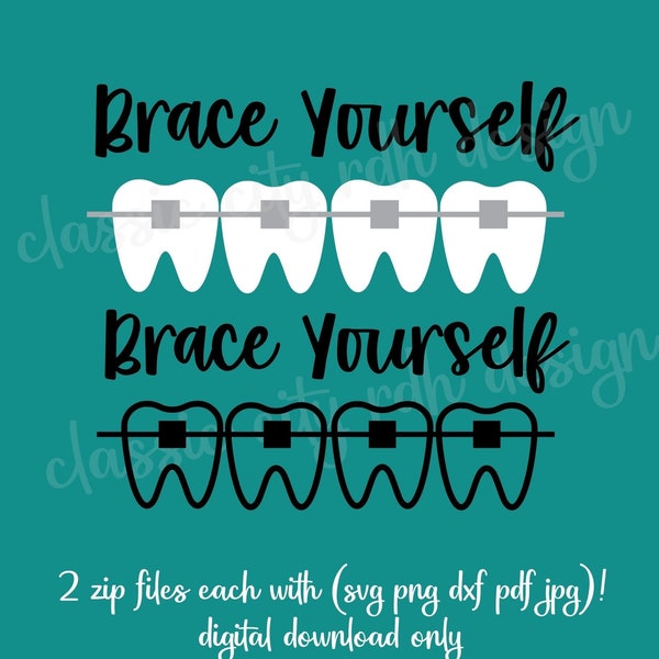 Braces Svg - Etsy