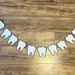 Tooth Garland, Tooth Banner, Dental Grad Banner, Dentist Banner, Dental ...