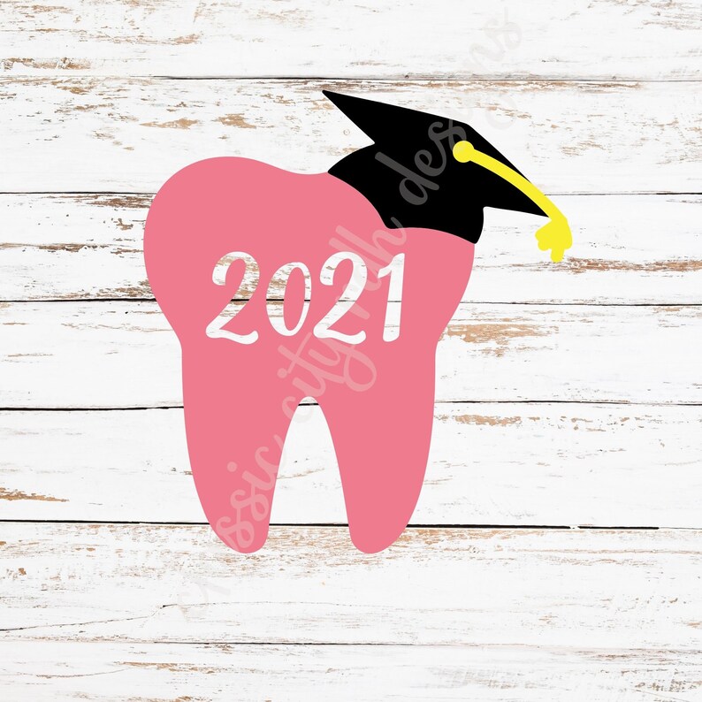Graduation Tooth Dental School SVG Files Digital Download - Etsy