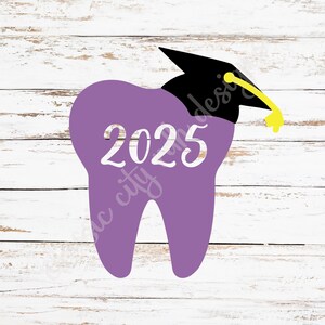 Graduation Tooth Dental School SVG Files, Digital Download Cricut ...
