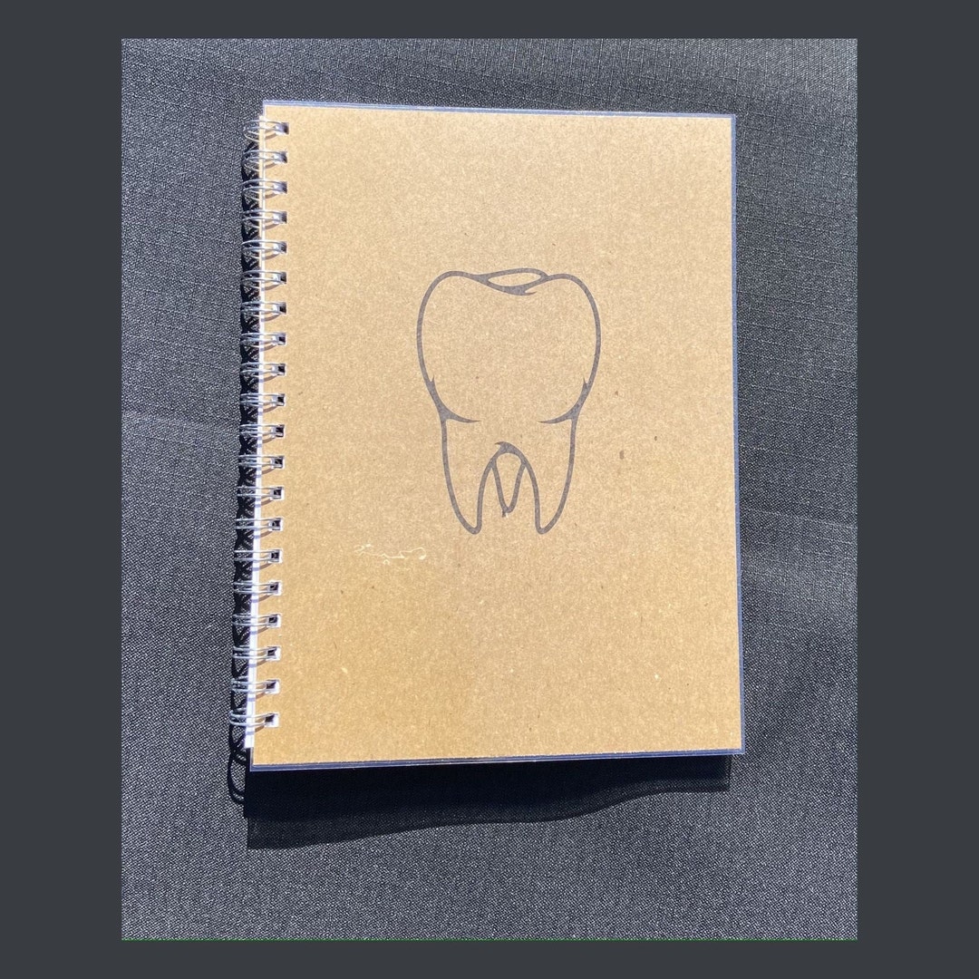 Blank Dental Tooth Notebook Journal 7.5 X 10.25 Student Hygienist ...