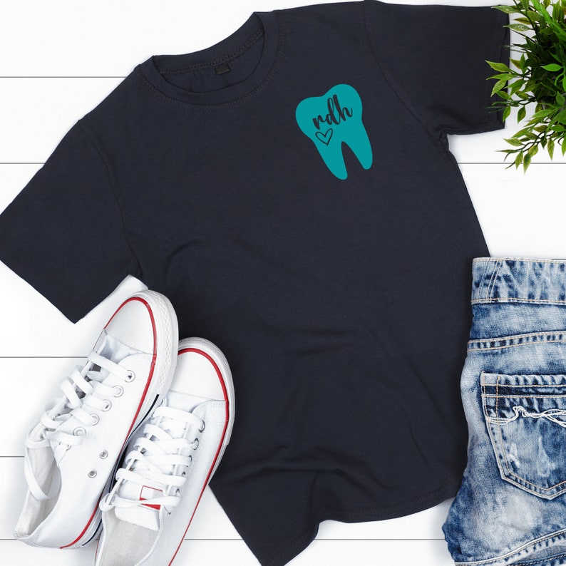 RDH Heart Cutout Tooth SVG Files Digital Download for Cricut - Etsy