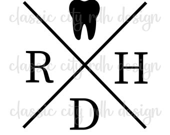 RDH Cross SVG Files, Digital Download for Cricut or Silhouette ...