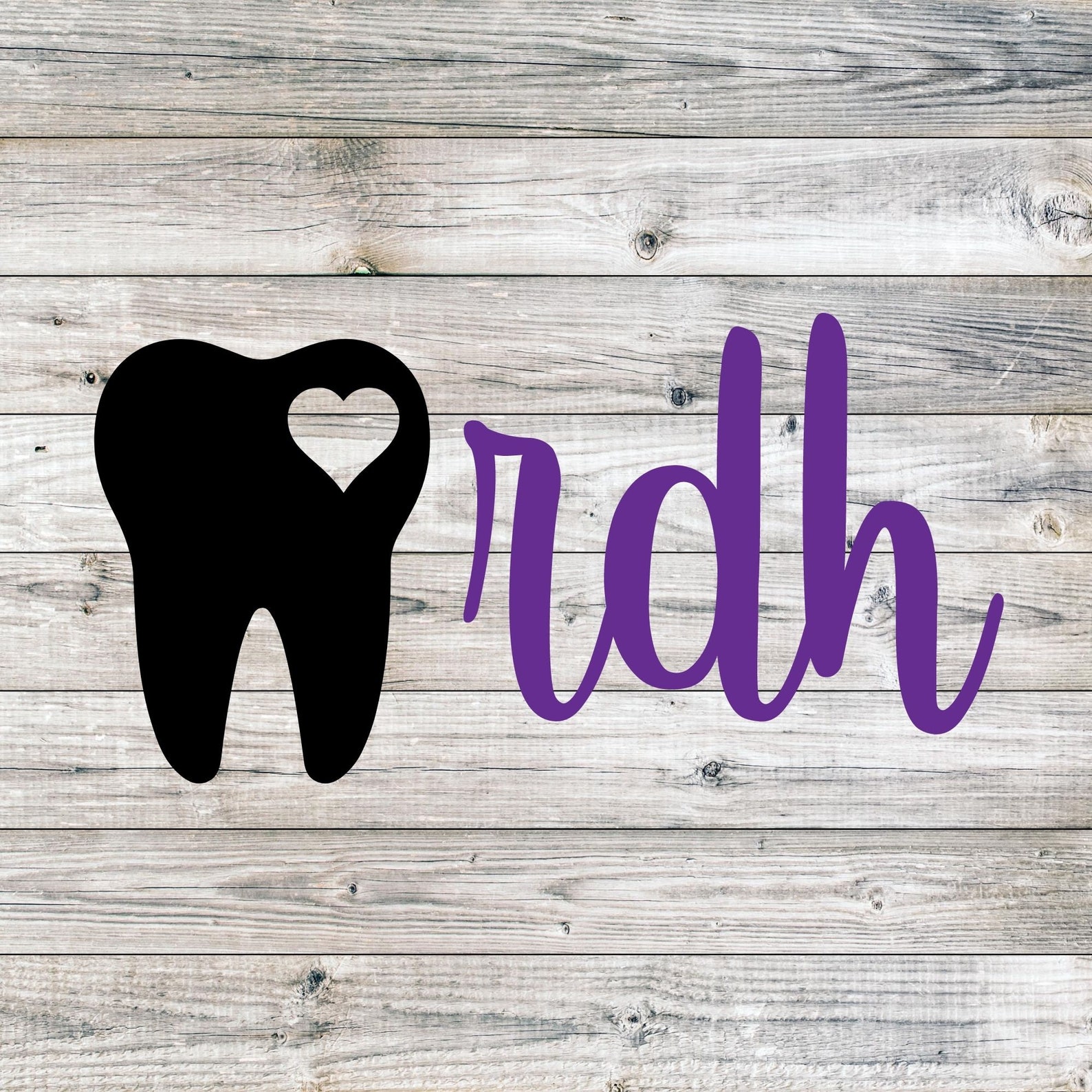 RDH Love SVG Files, Digital Download for Cricut or Silhouette (includes ...