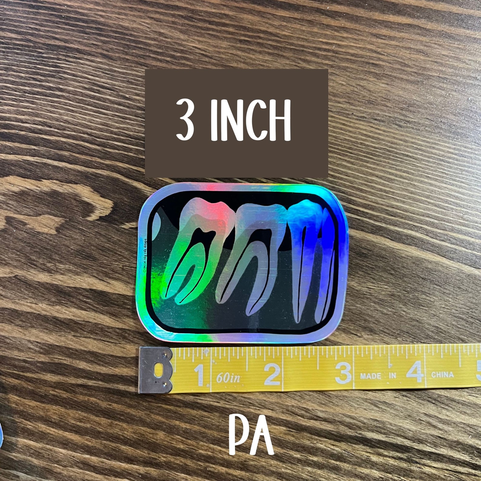 Dental X-ray Teeth Sticker for Dental Hygienist Dental - Etsy