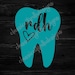 Tooth With Name Cutout SVG Files, Digital Download for Cricut or ...