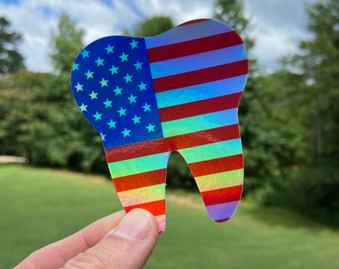 Tooth With Bow Vinyl Decal, Dental Profession Car Window Sticker ...