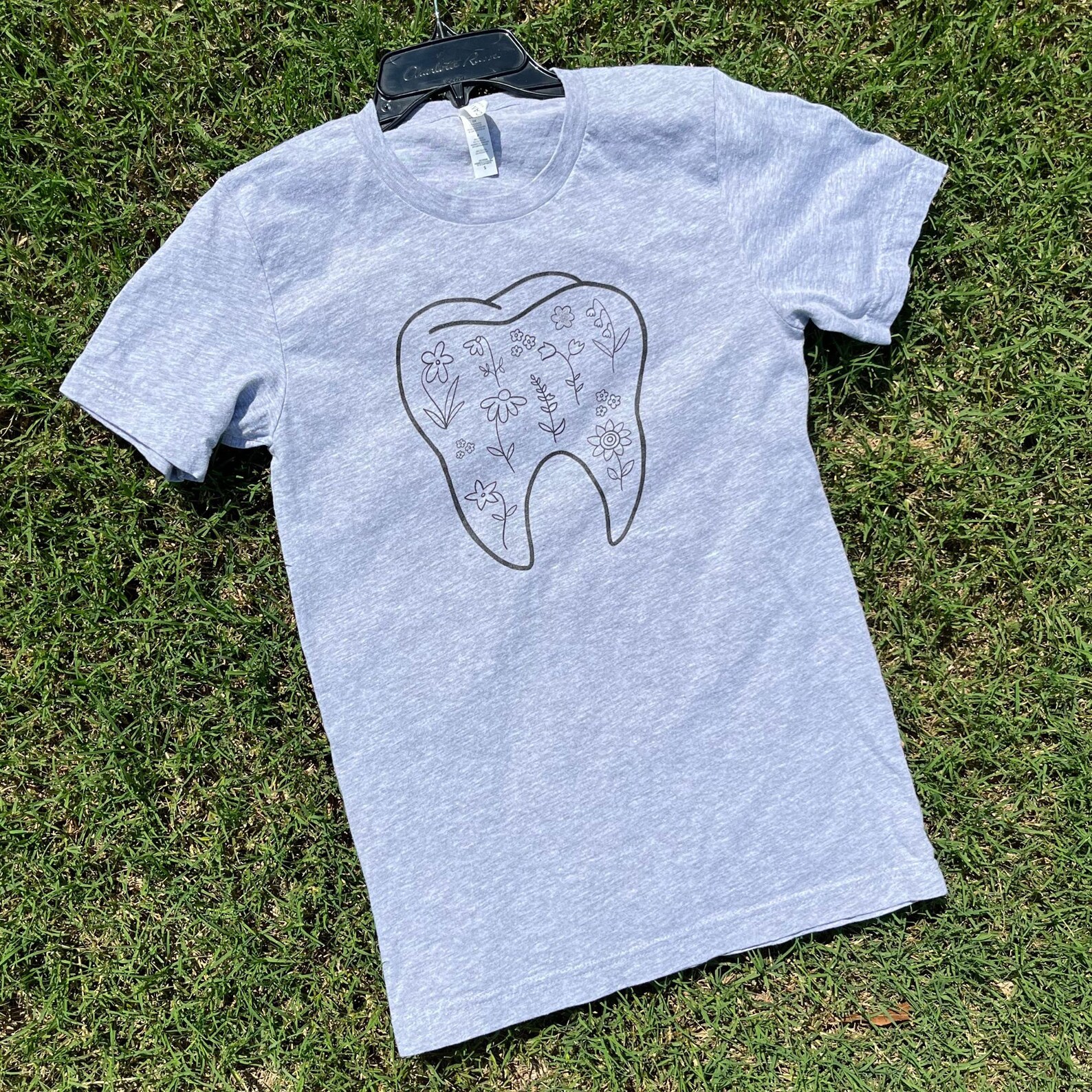 Dental Shirt. Tooth Flower Shirt, Dental Gift, Tooth Shirt, Dental Art ...