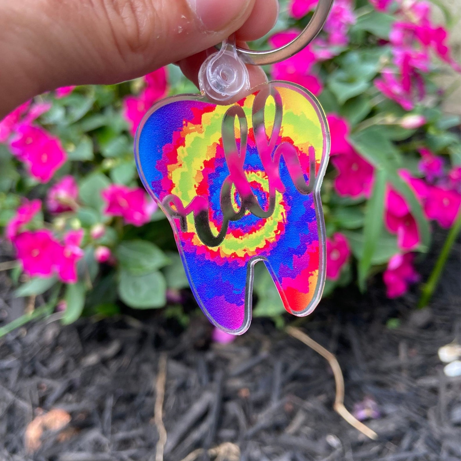 Dental Keychain Dental Hygienist Tooth Keychain for Dental - Etsy