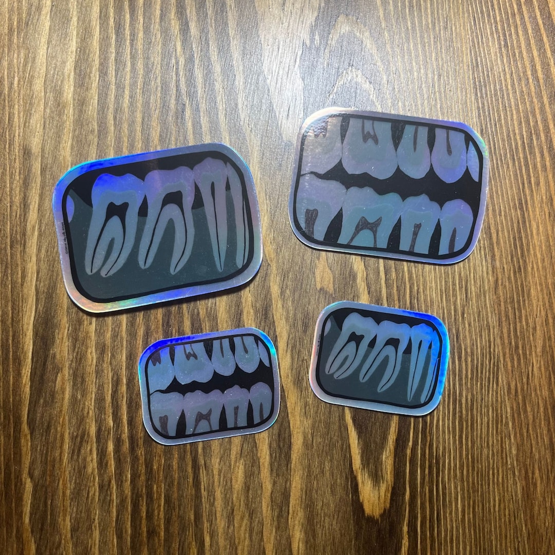 Dental X-ray Teeth Sticker for Dental Hygienist, Dental Assistant, RDH ...