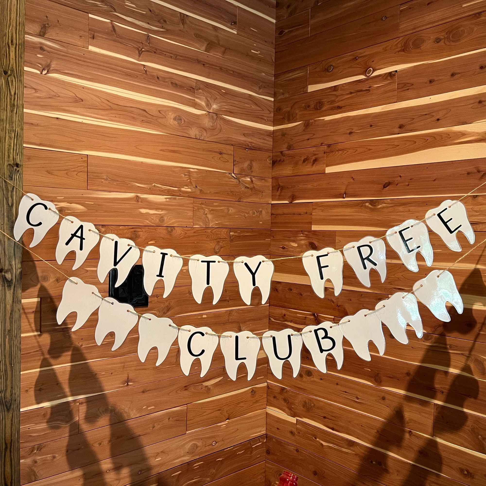Tooth Garland Tooth Banner, Dental Grad Banner Dentist Banner Dental ...