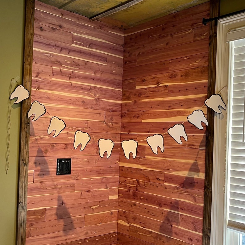 Tooth Garland, Tooth Banner, Dental Grad Banner, Dentist Banner, Dental ...