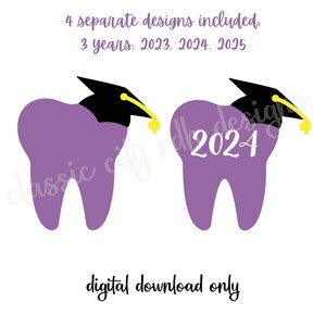 Graduation Tooth Dental School SVG Files, Digital Download Cricut ...