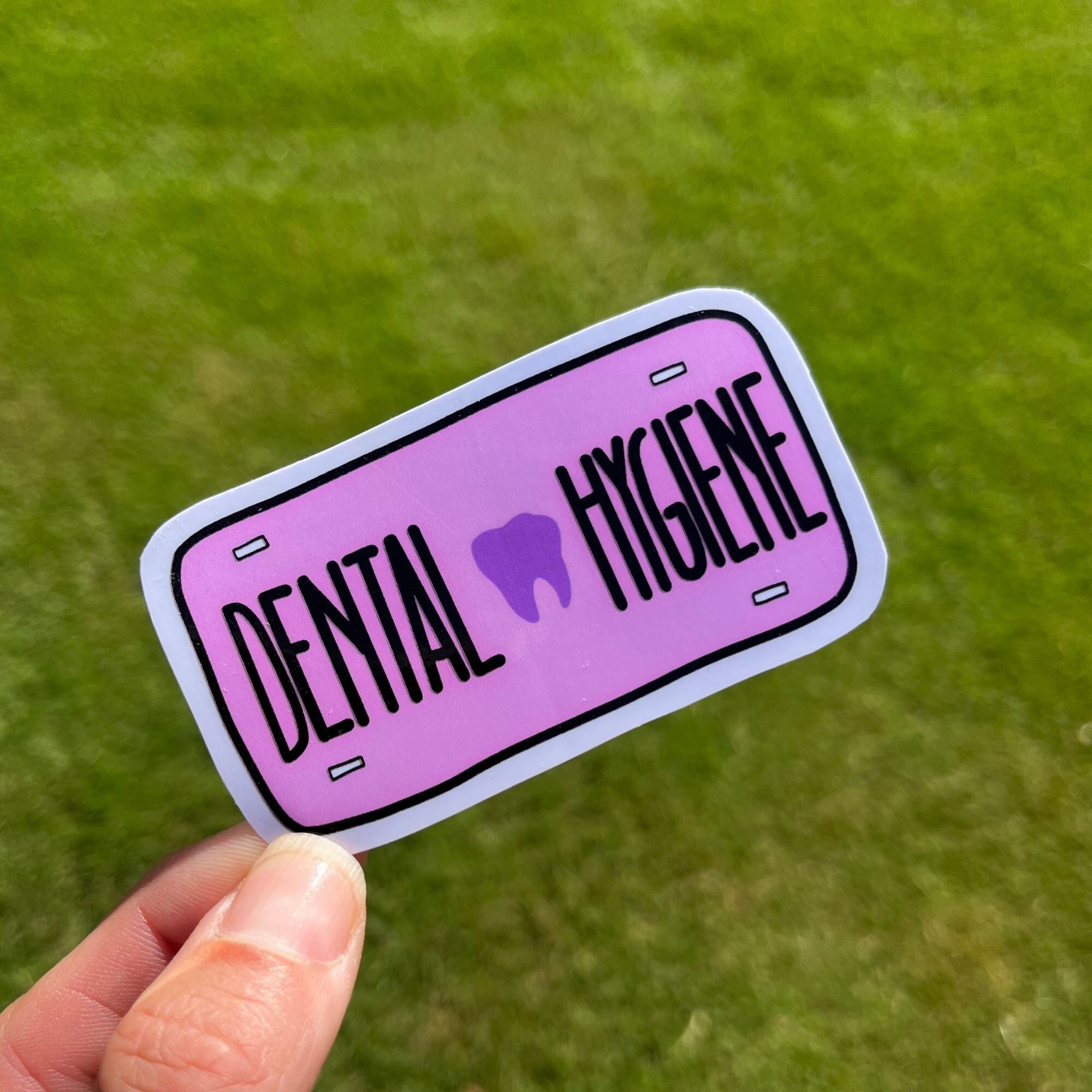 Dental Hygienist License Plate Frames