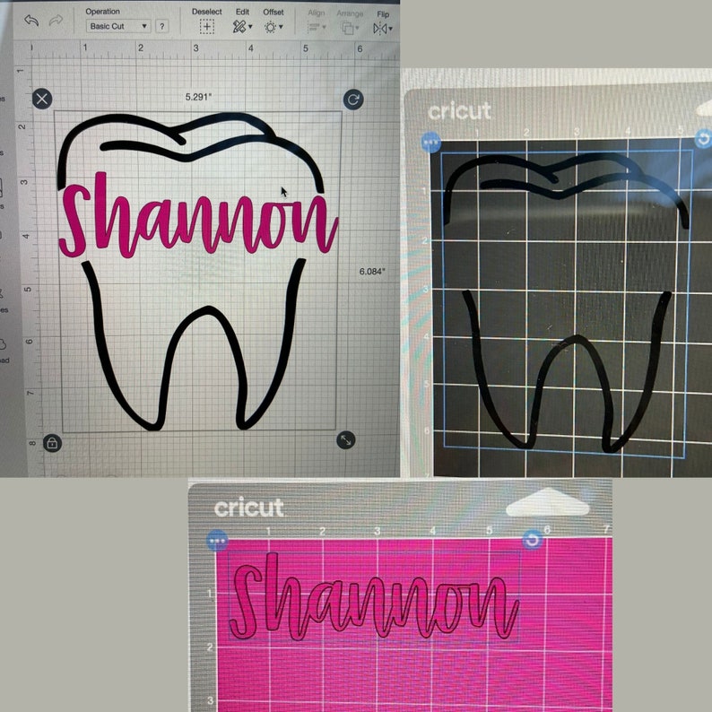 Custom Tooth With Name SVG Files Digital Download for Cricut - Etsy