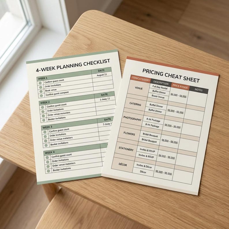 Garage Sale Bundle: Playbook, Checklist, Pricing Sheets (7 Printables ...