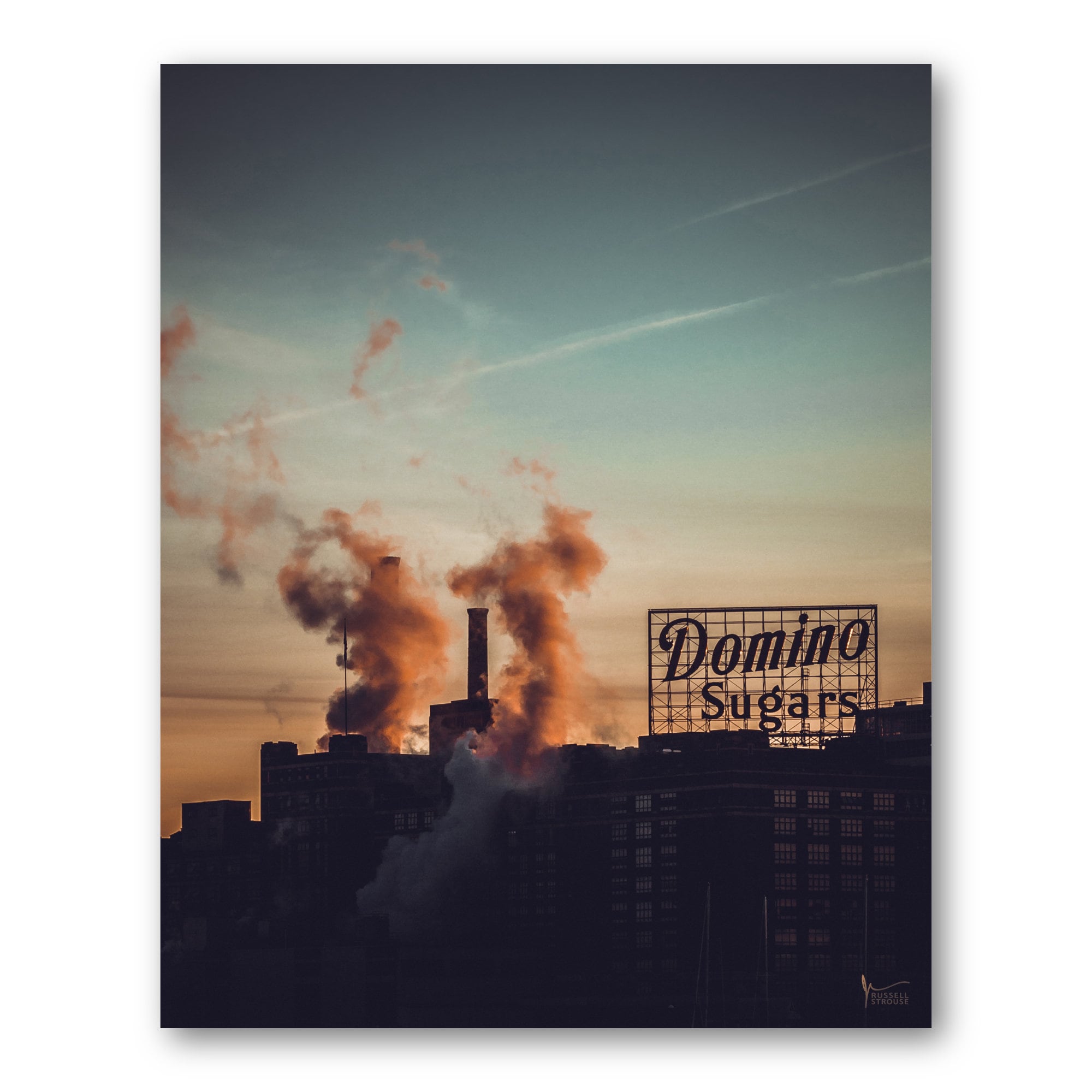 Domino Sugars Sign Sunrise Industrial Baltimore Maryland Print - Etsy