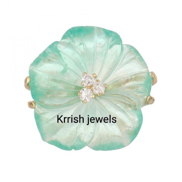 Pink Beryl Ring - Etsy