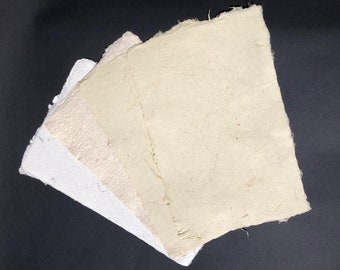 Handmade Paper Watercolor Paper 10 Sheets / Set White or Soft - Etsy