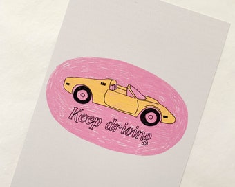 Harry Styles Keep Driving - Etsy UK