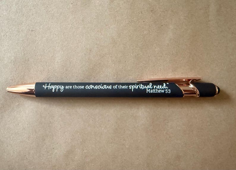 2026 Year Text JW Pens – “happy Are Those Conscious of Their Spiritual ...