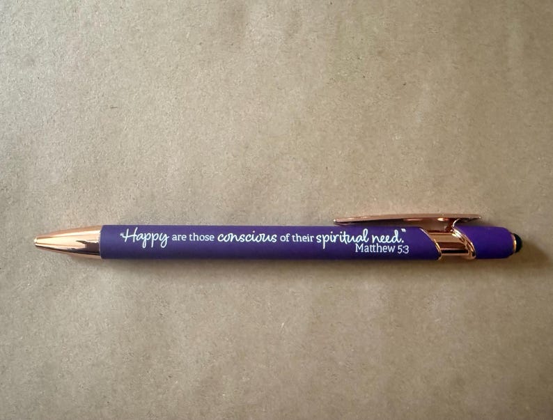 2026 Year Text JW Pens – “happy Are Those Conscious of Their Spiritual ...