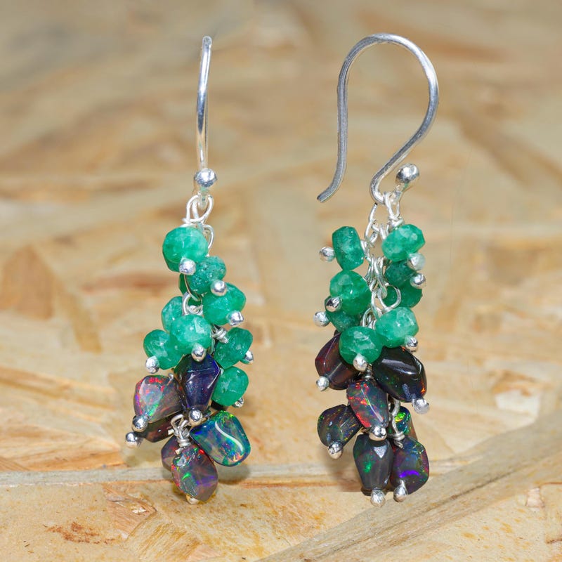 Beryl Gemstone Earrings - Etsy