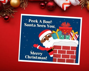 Black Greeting Cards / African American Christmas Card / - Etsy