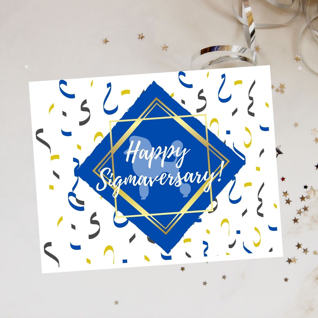 Sigma Anniversary, Happy Sigmaversary, Sigma Sorority Gifts, Sigma ...