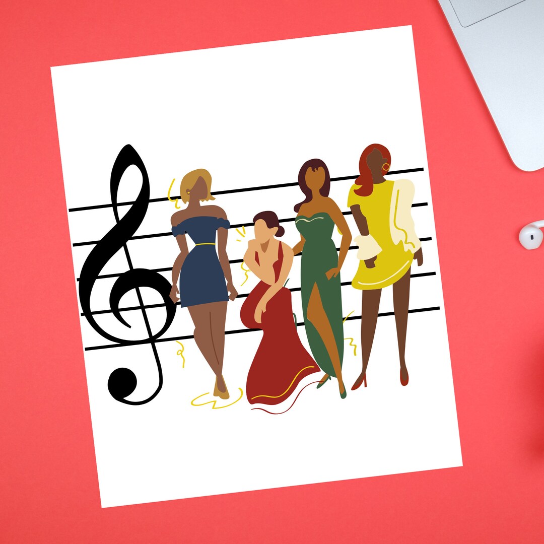 African American Greeting Cards, Female Bandmembers, Music Group ...