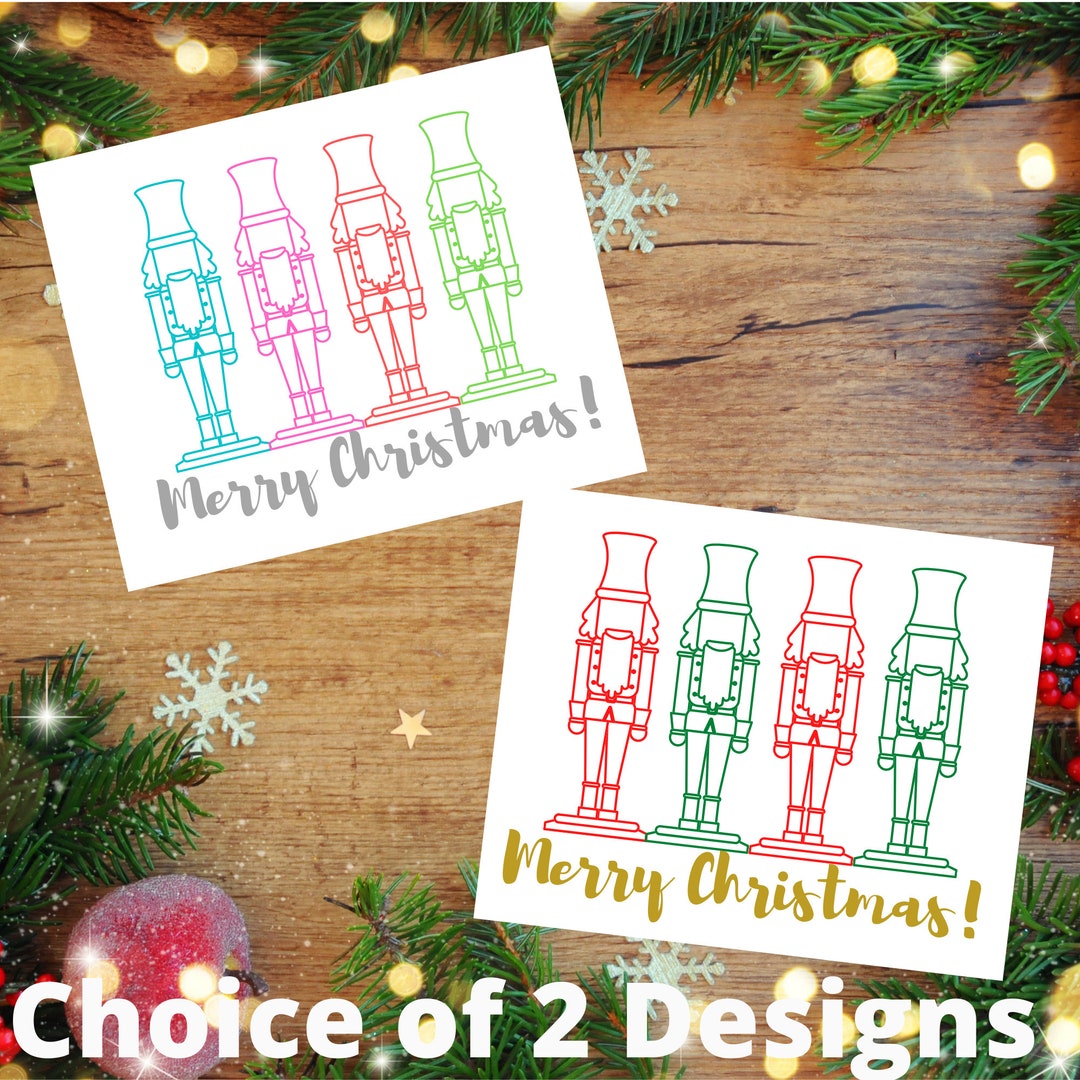 10 Cards - Nutcracker Christmas Card, Nutcracker Card, Nutcracker ...