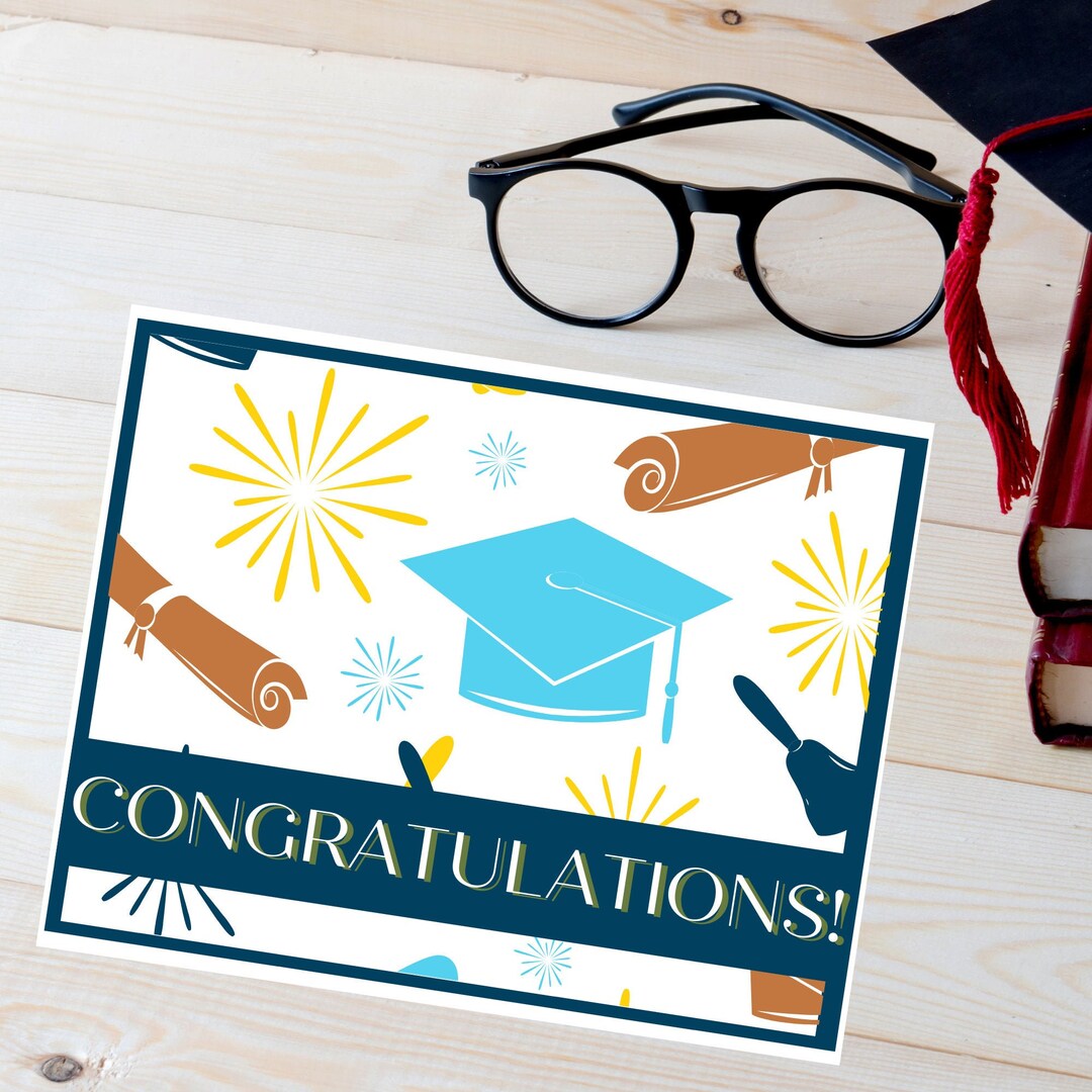 High School Graduation Card, College Graduation Card, Graduation Gift ...