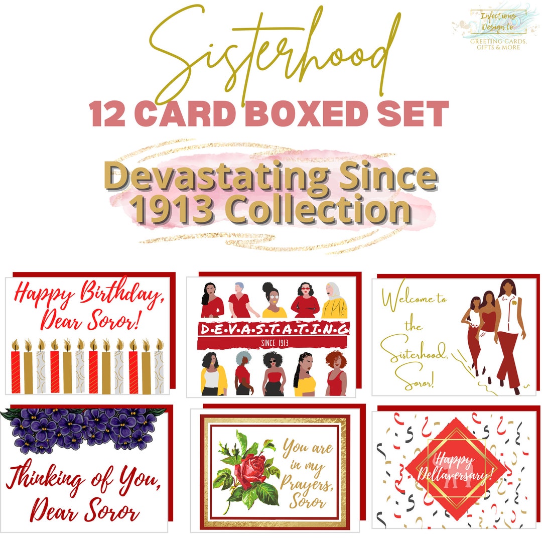 Delta Sigma Theta Inspired, Happy Birthday Soror, Thinking of You Soror ...