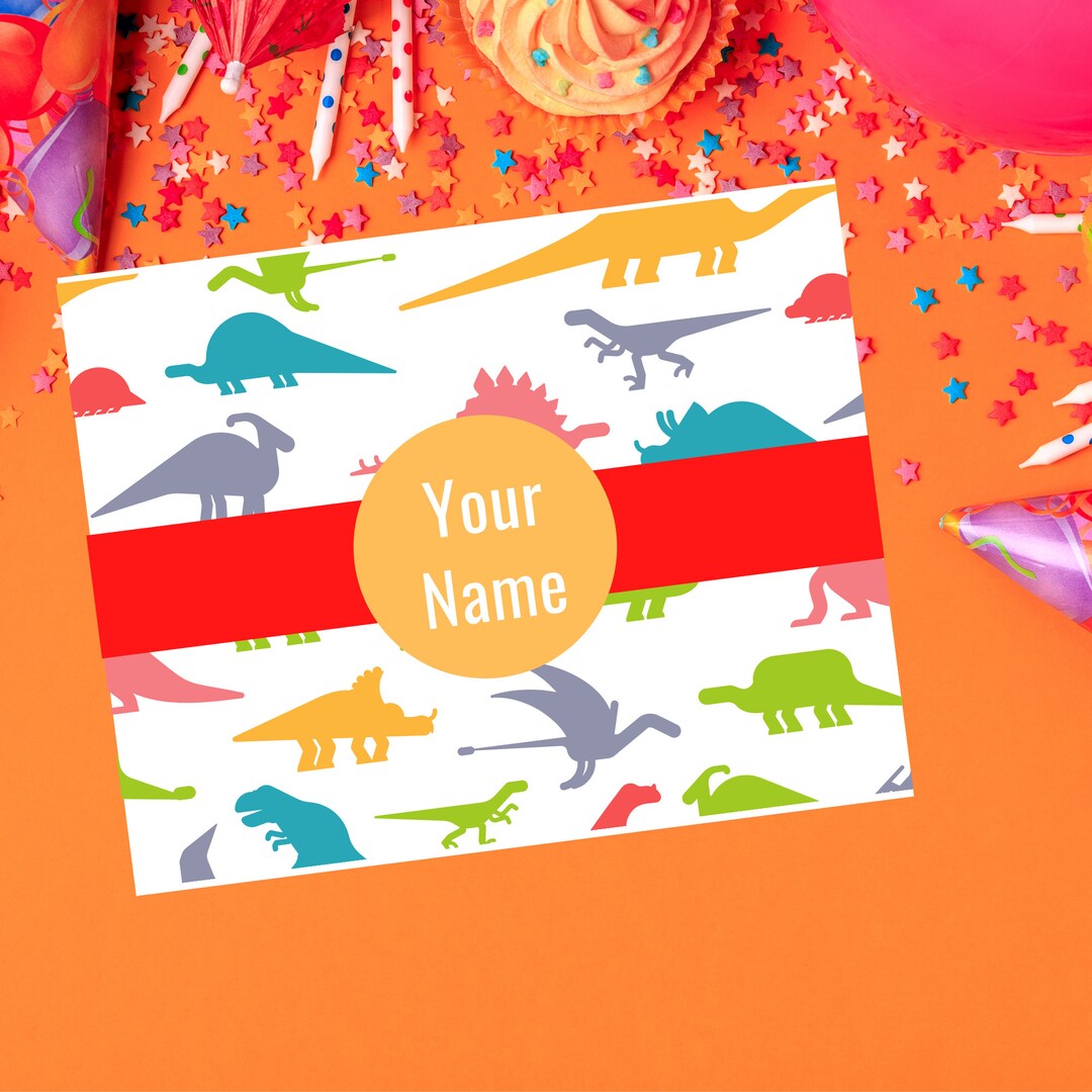 10 Cards Dinosaur Stationery, Cool Stationery for Kids, Stationery ...