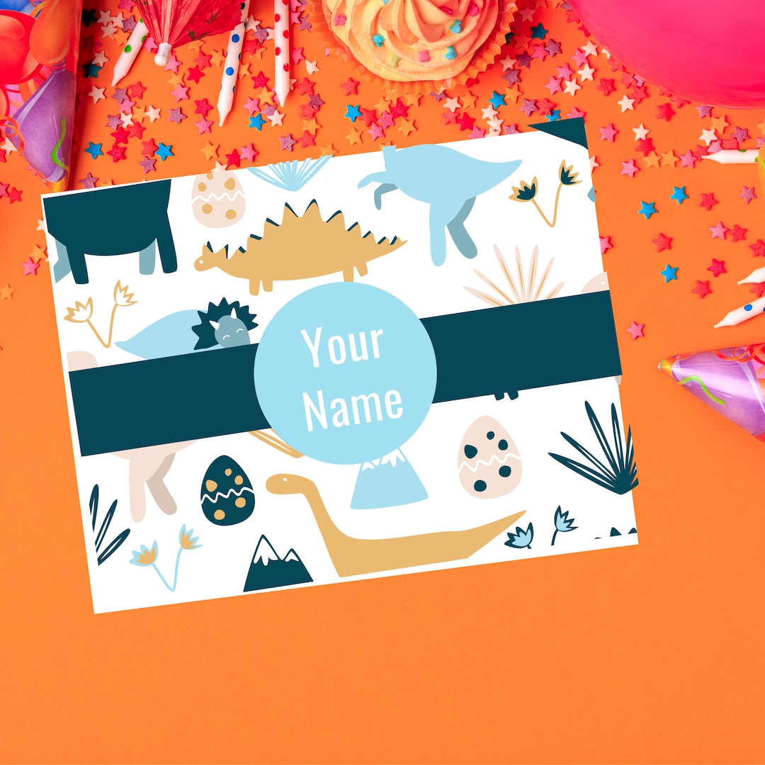 10 Cards Dinosaur Stationery, Cool Stationery for Kids, Stationery ...