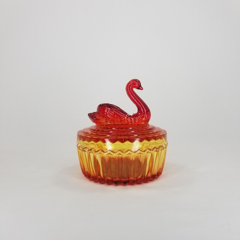 Glass Powder Jar - Etsy