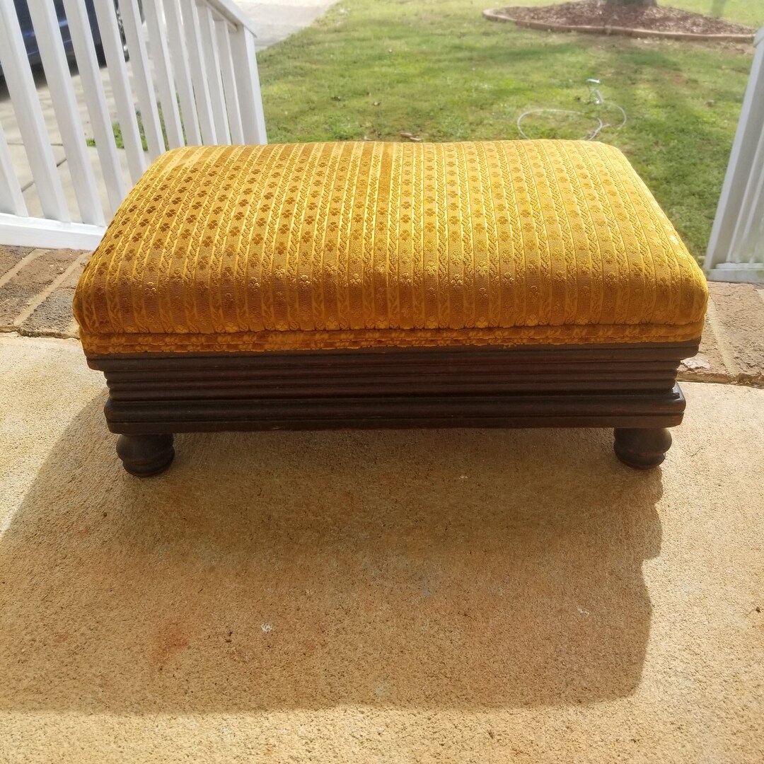 Antique Victorian Adjustable Footstool, Victorian Adjustable Footstool, Adjustable Footstool ...