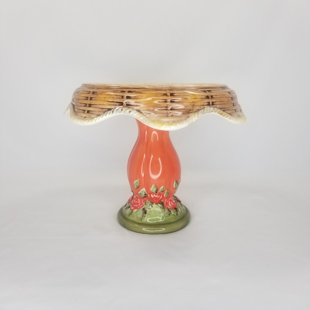 Vintage Kelly Paulk Autumn Style Cake Stand, Kelly Paulk Fall Cake ...