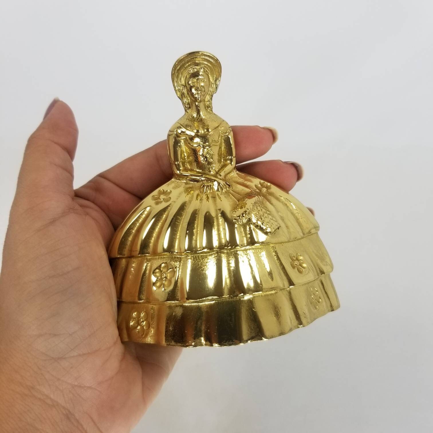 Vintage Southern Belle Brass Bell Brass Bell Lady Lady Bell - Etsy