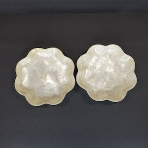 Vintage Pair of Gump's Capiz Shell Trinket Bowls, Gump's Capiz Shell ...