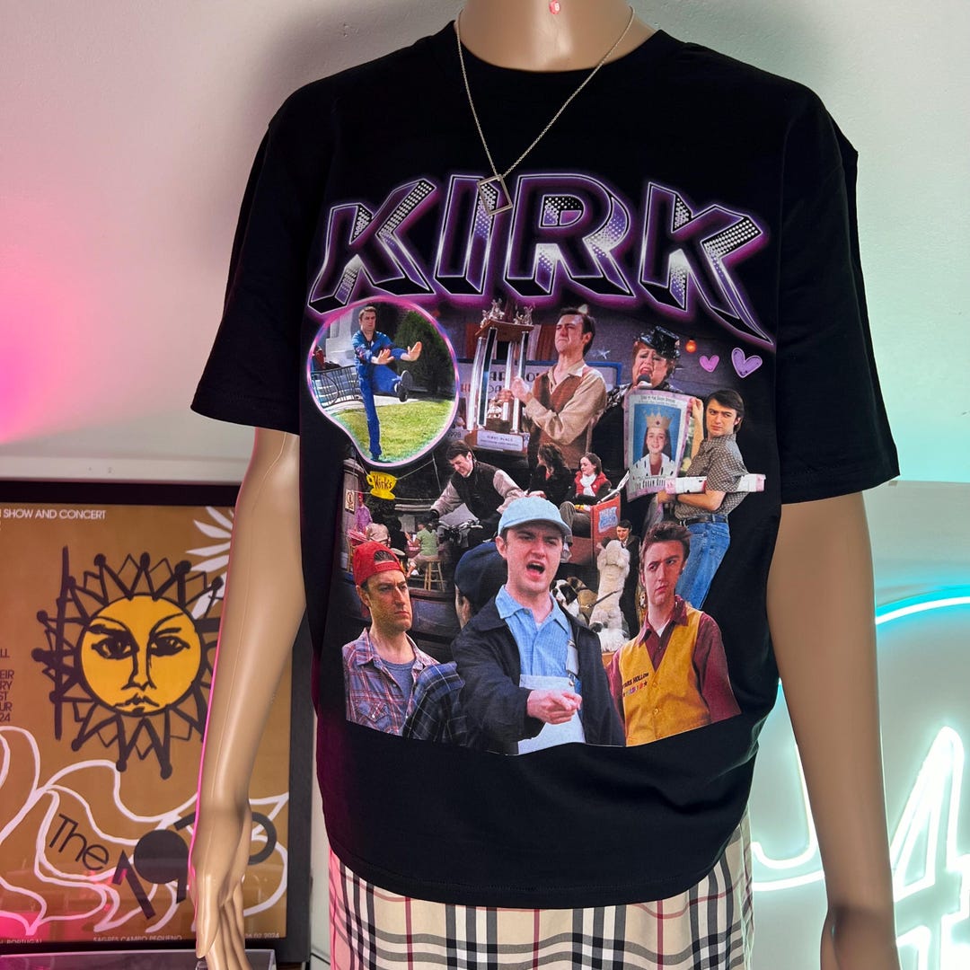 Kirk Gleason, Gilmore Girls Inspired Homage T-shirt - Etsy