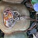 Autumn Colored Oval Swirly Handmade Wire Wrapped Pendant - Etsy