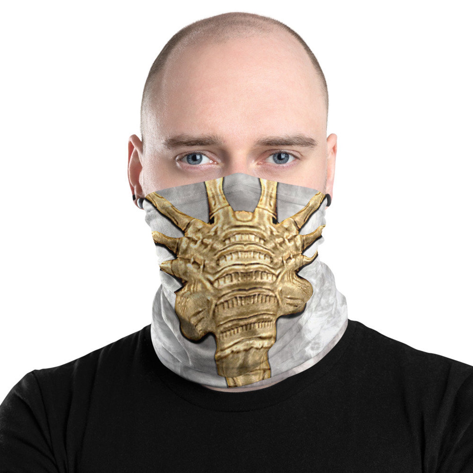 Alien Facehugger Mask Xenomorph Reusable Buff Face Cover Gator | Etsy