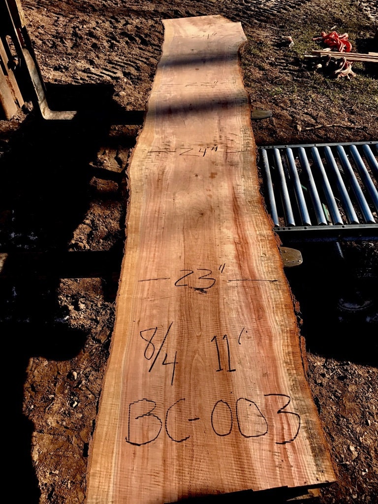 Cherry | Live Edge Wood | Reclaimed Wood Slabs | Kiln Dried Wood for ...