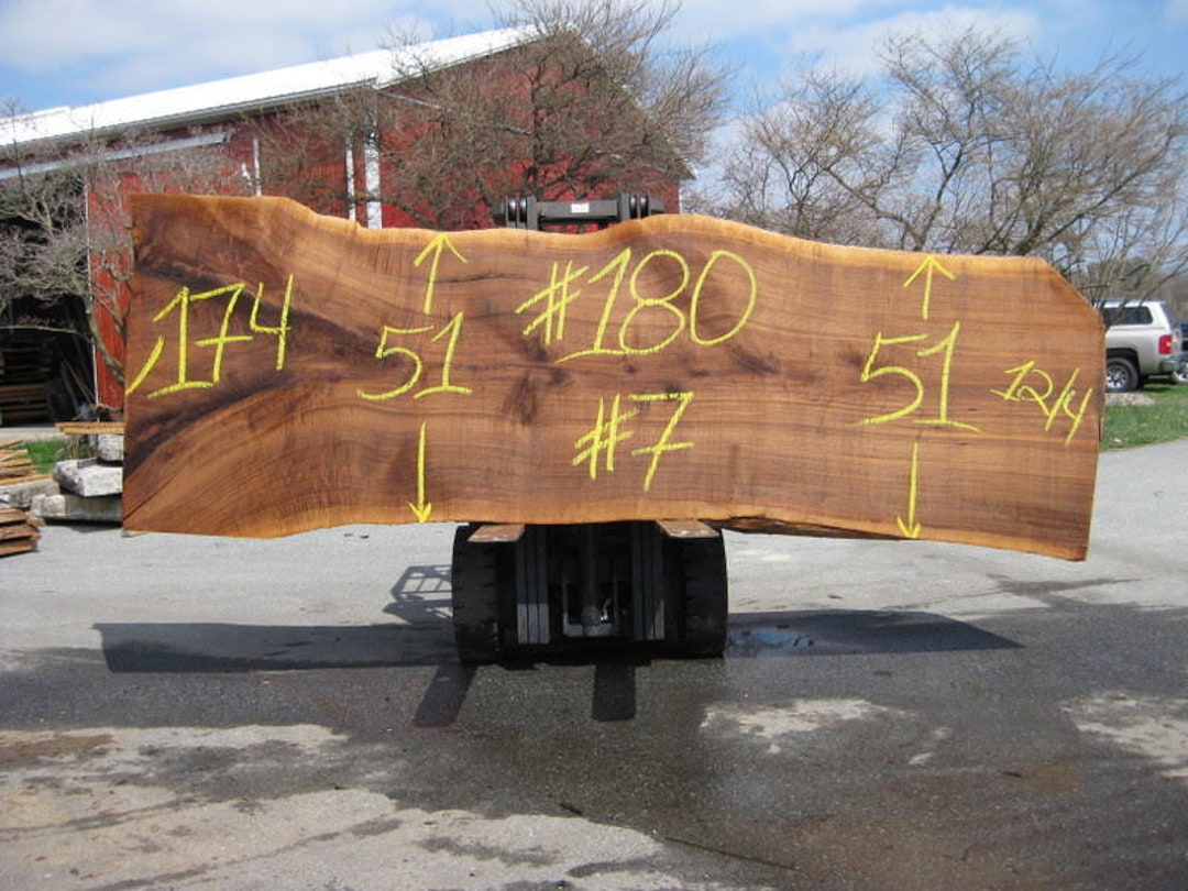 Walnut | Live Edge Wood | Reclaimed Wood Slabs | Kiln Dried Wood for ...