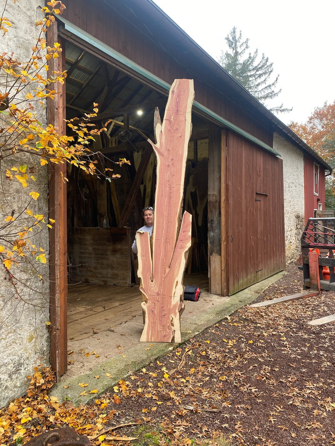 Red Cedar | Live Edge Wood | Reclaimed Wood Slabs | Kiln Dried Wood for ...